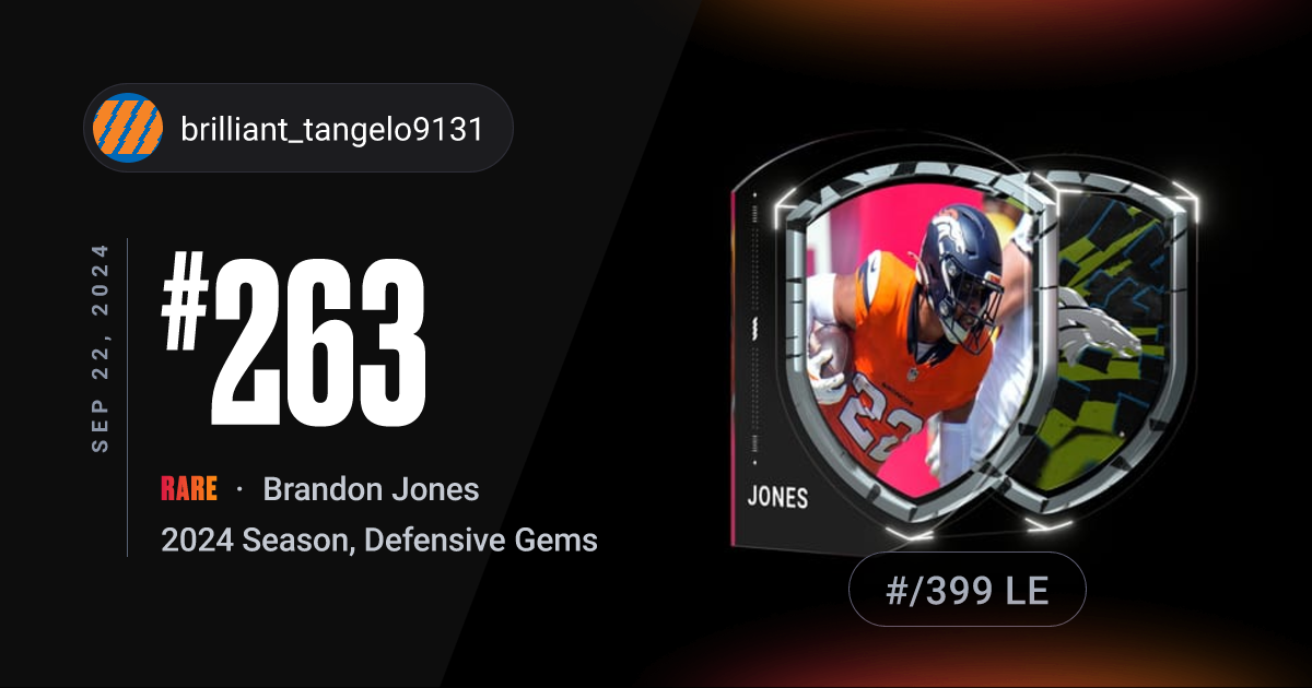 Brandon Jones - Player Melt #263 | NFL ALL DAY