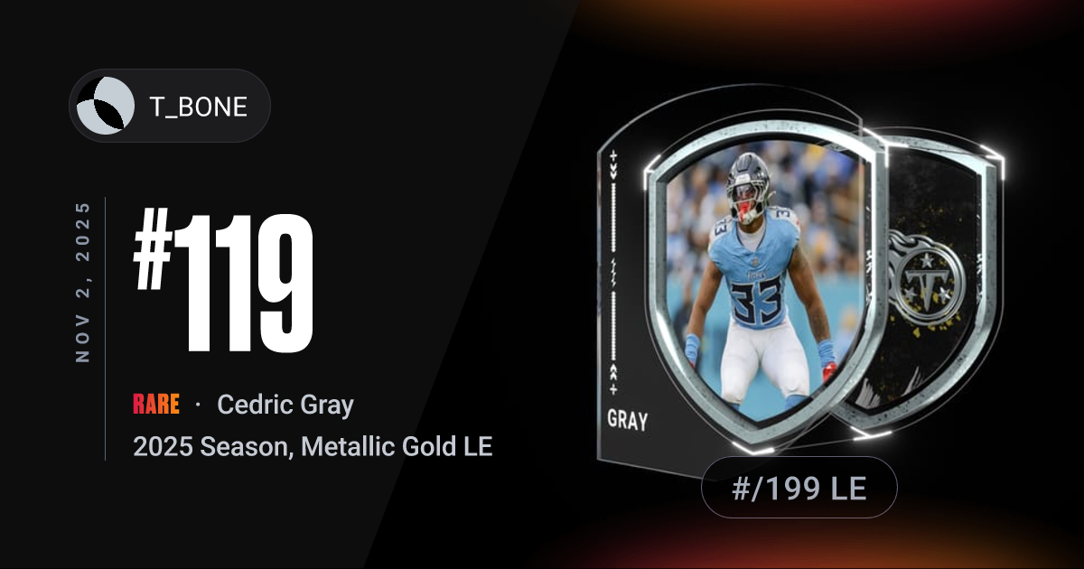 Cedric Gray - Sack #119 | NFL ALL DAY