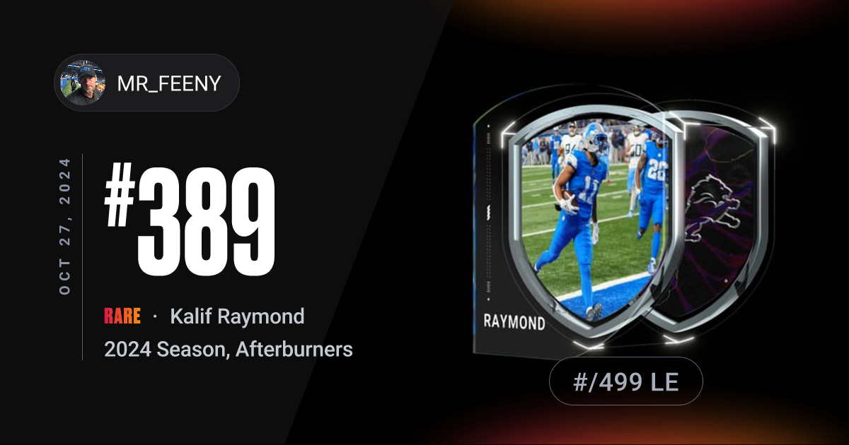 Kalif Raymond - Punt Return #389 | NFL ALL DAY