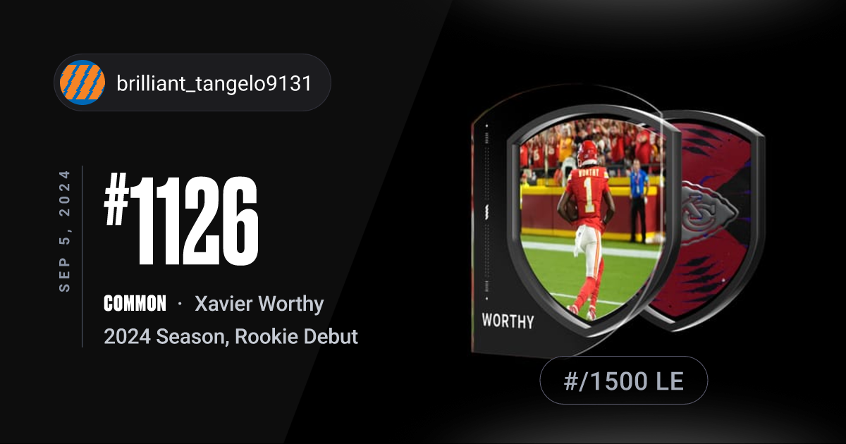 Xavier Worthy - Rush #1126 | NFL ALL DAY