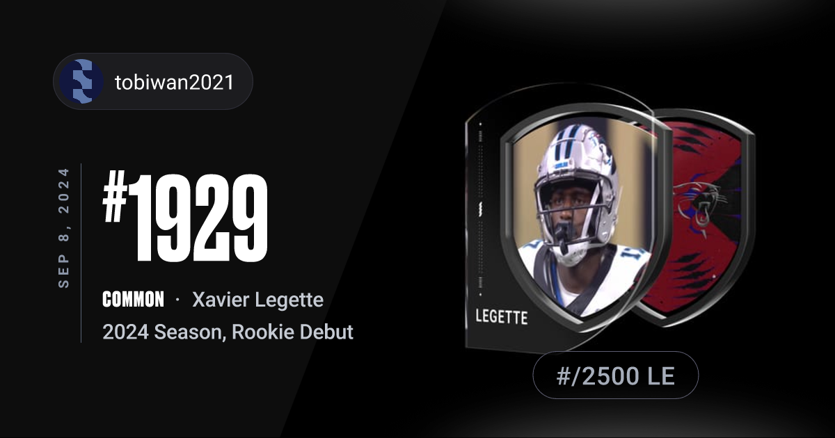 Xavier Legette - Reception #1929 | NFL ALL DAY